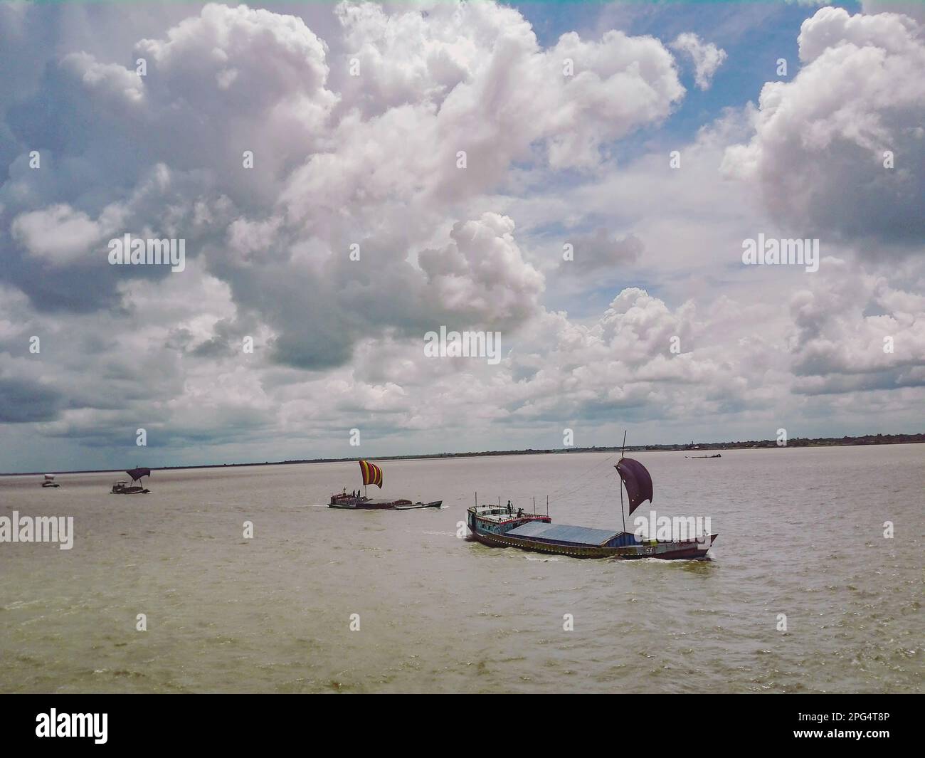 Beautiful Padma river, Bangladesh Stock Photo - Alamy