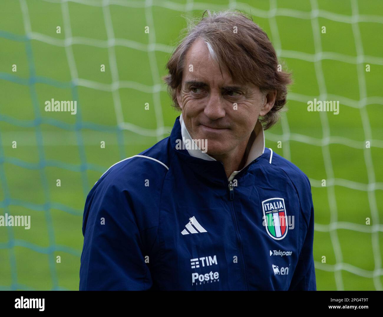 Italy national soccer team head coach roberto mancini hi-res stock ...