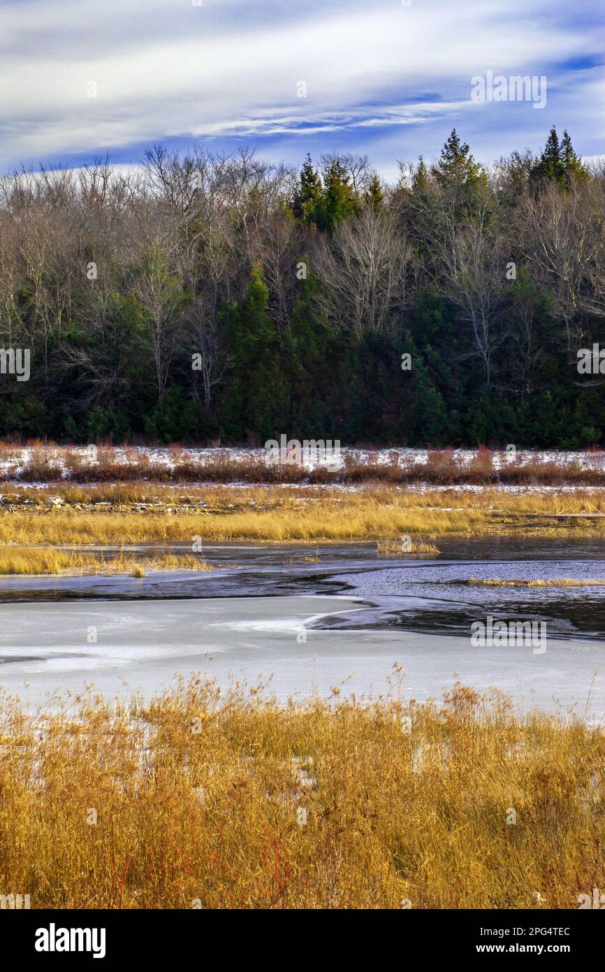 Upper Klondike Pond in Pennsylvania's Pocono Mountains was a former ...