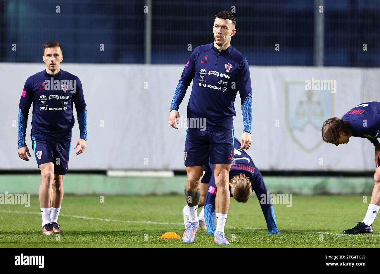 Dugopolje, Croatia, March 20, 2023. Ivan Perisic of Croatia during the ...