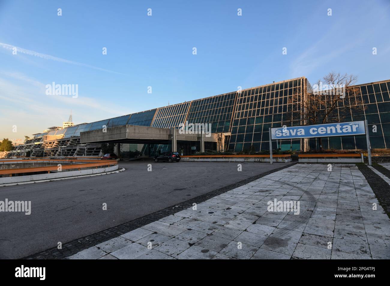 Sava Centar, Block 19 New Belgrade, Serbia Stock Photo - Alamy