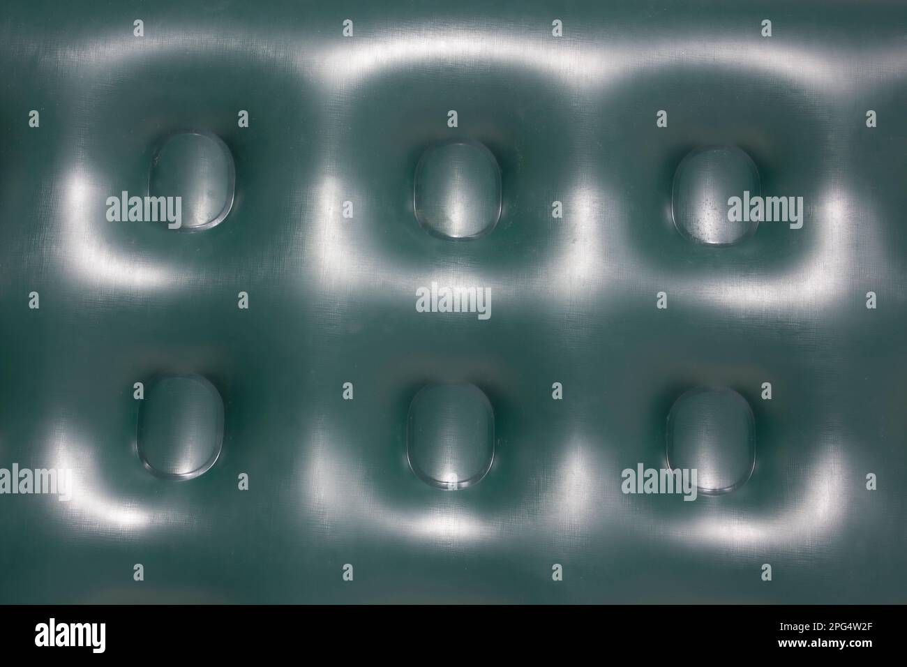 Air mattress surface texture, green background abstraction Stock Photo ...