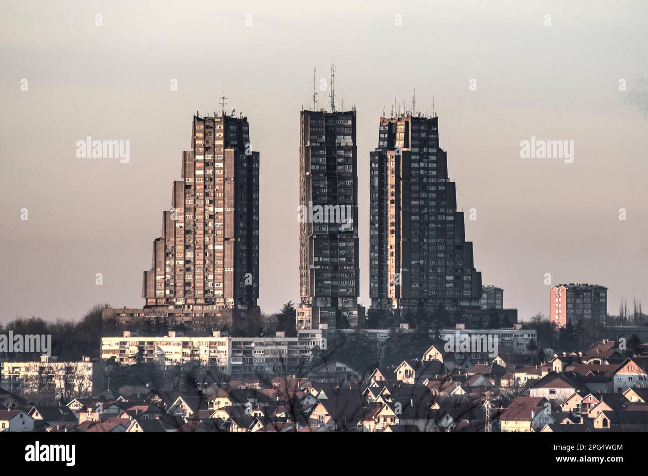 Belgrade skyscraper hi-res stock photography and images - Alamy