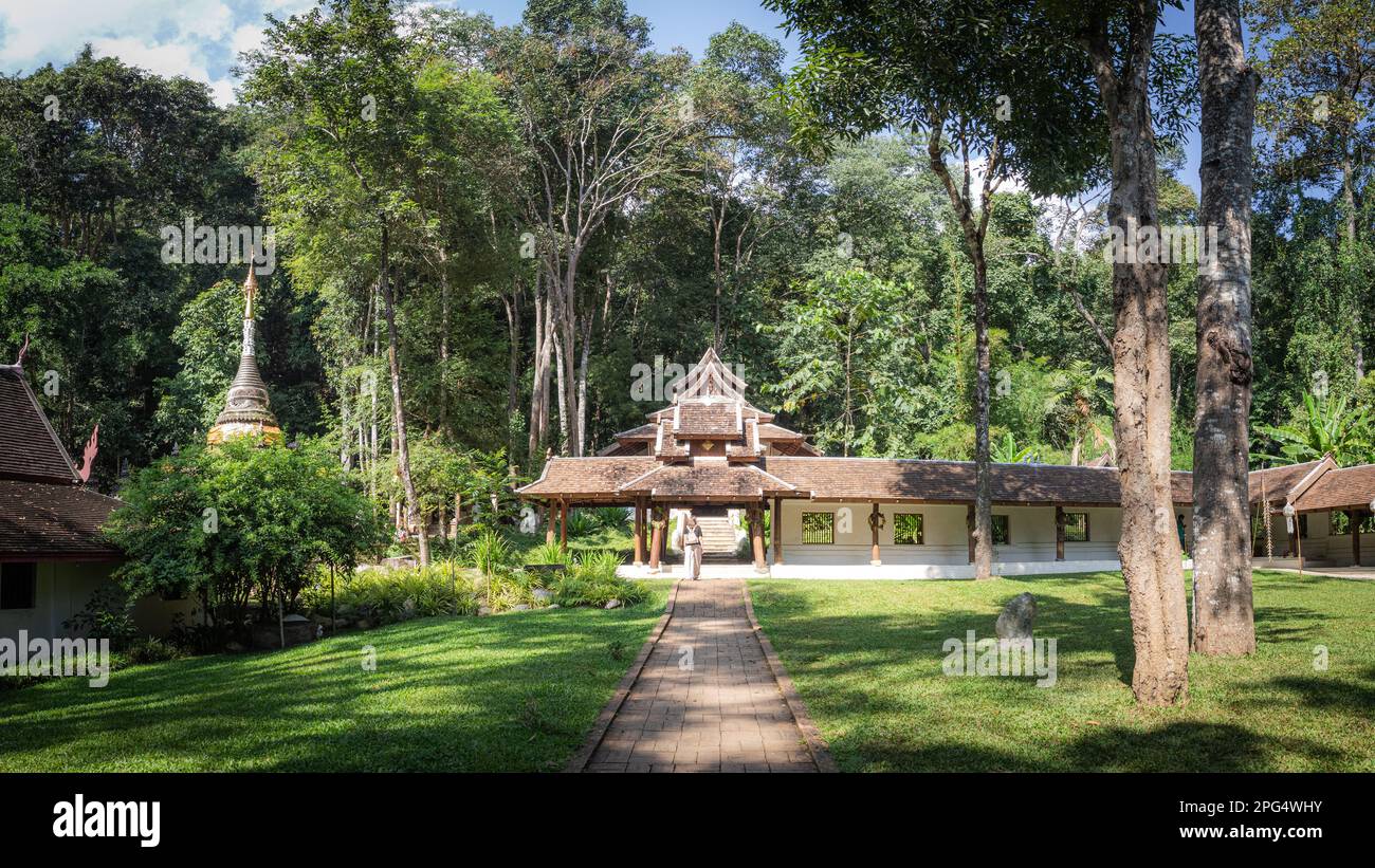 The Wat Palad or Wat Pha Lat, a temple in Chiang Mai in the heart of ...
