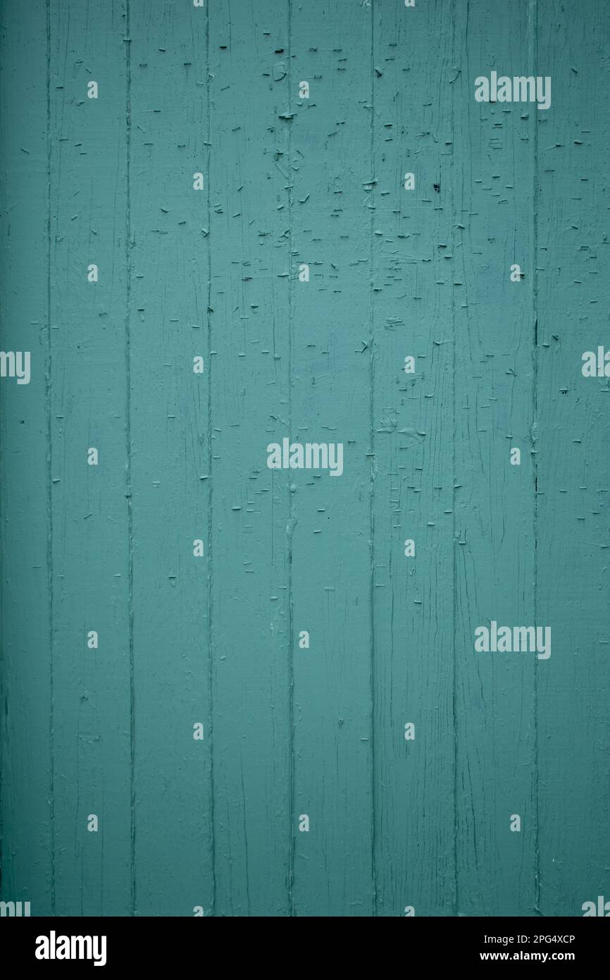 Teal Blue Wood Wall Old Staples Stock Photo - Alamy