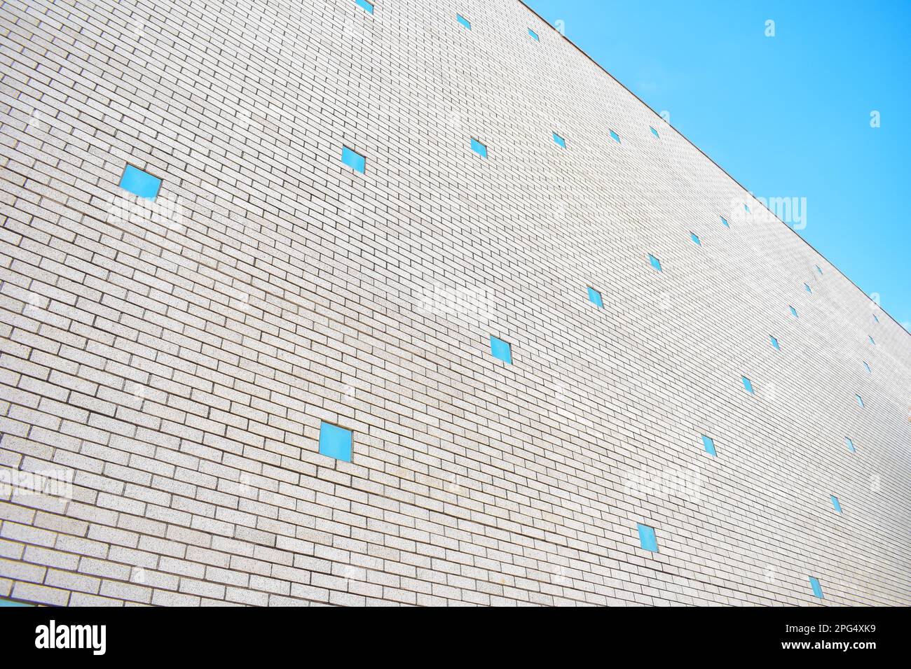 Diagonal white brick wall texture hi-res stock photography and images ...