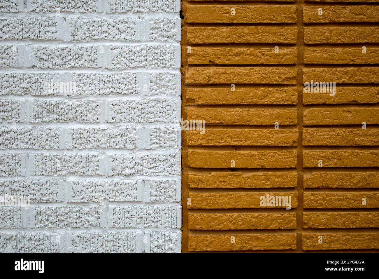 White and yellow brick patterns Stock Photo - Alamy