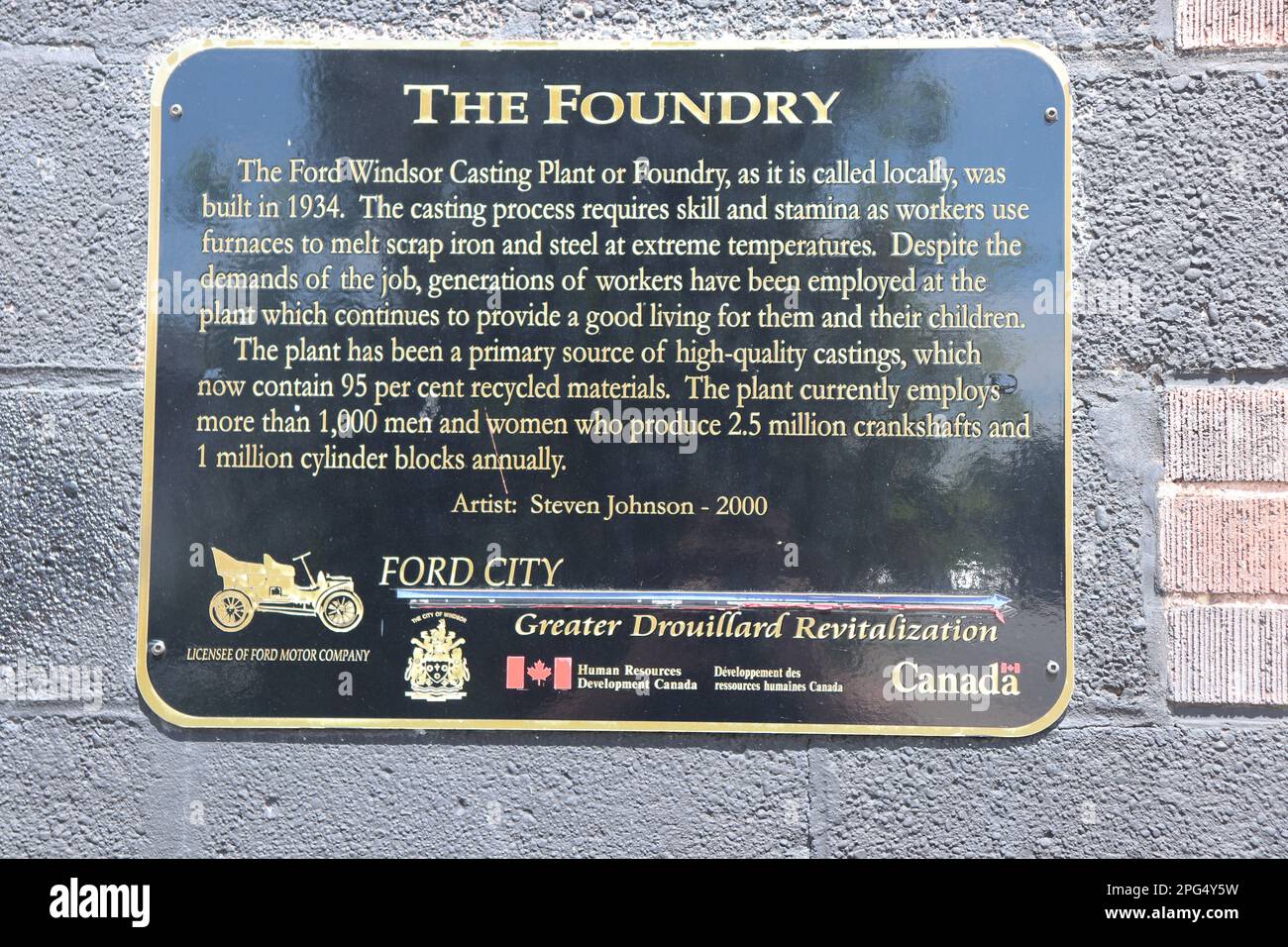 Historical marker information plaque hi-res stock photography and ...