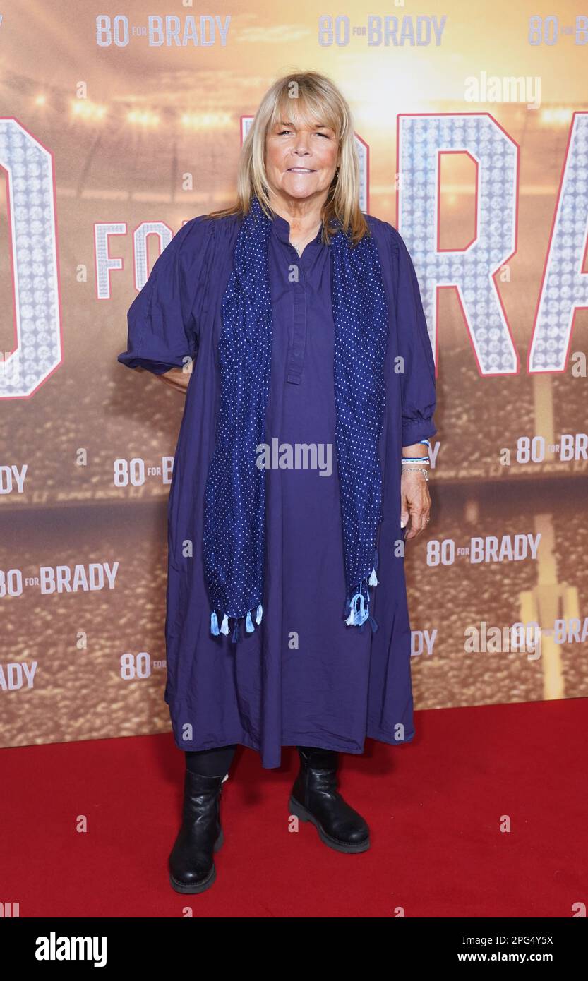 Linda Robson attending the gala screening of 80 for Brady, at the Ham ...