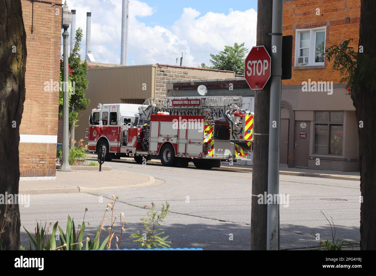 Firefighting truck unit hi-res stock photography and images - Alamy