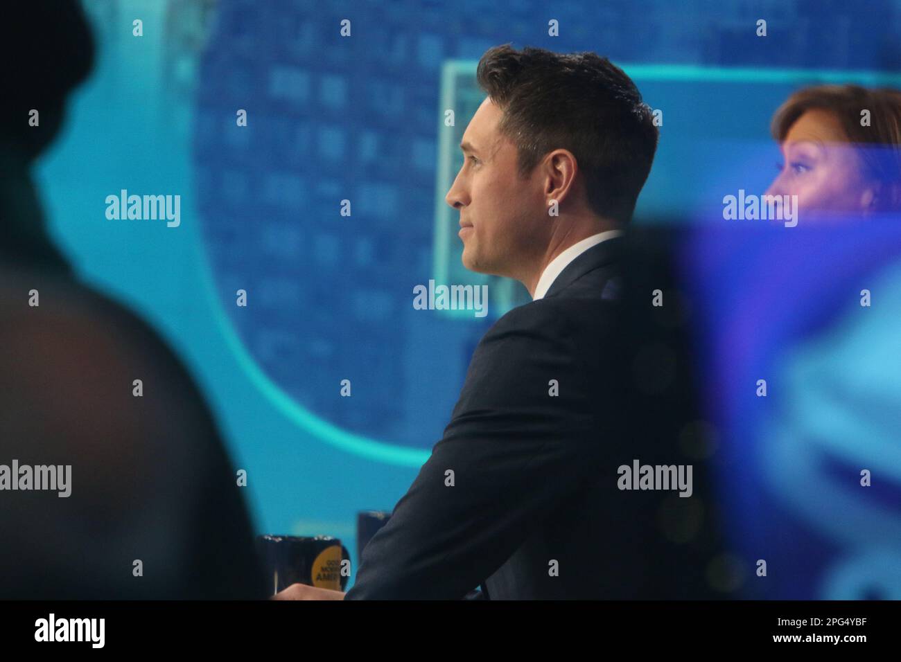 New York, NY, USA. 20th Mar, 2023. Whit Johnson on the set of Good ...