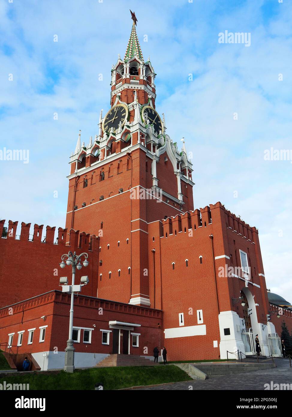 Spasskaya Tower, Spasskaya Bashnya, Kremlin, Moskovskiy Kreml, Moscow ...