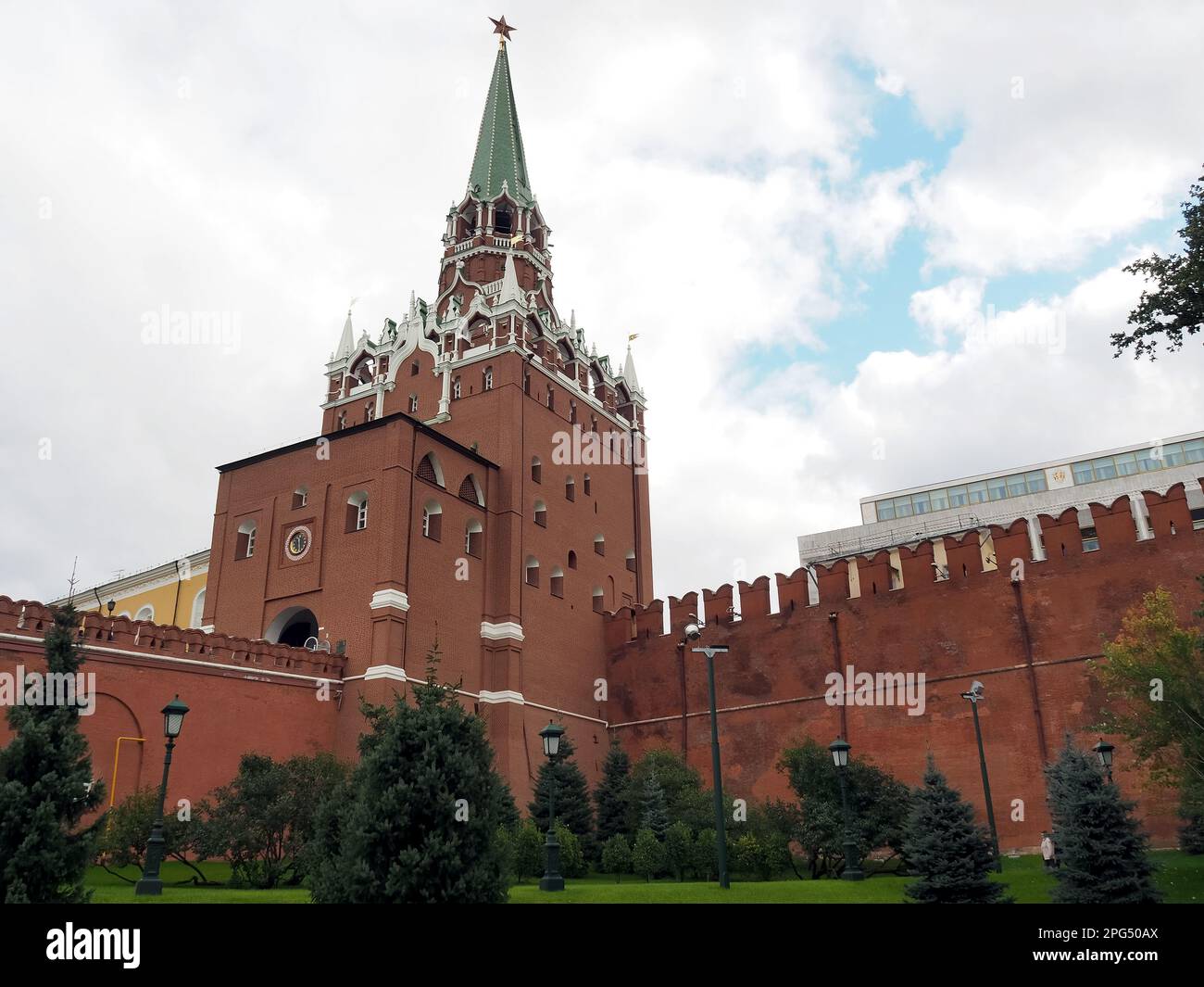 Trinity Tower, Troitskaya Tower, Kremlin, Moskovskiy Kreml, Moscow ...