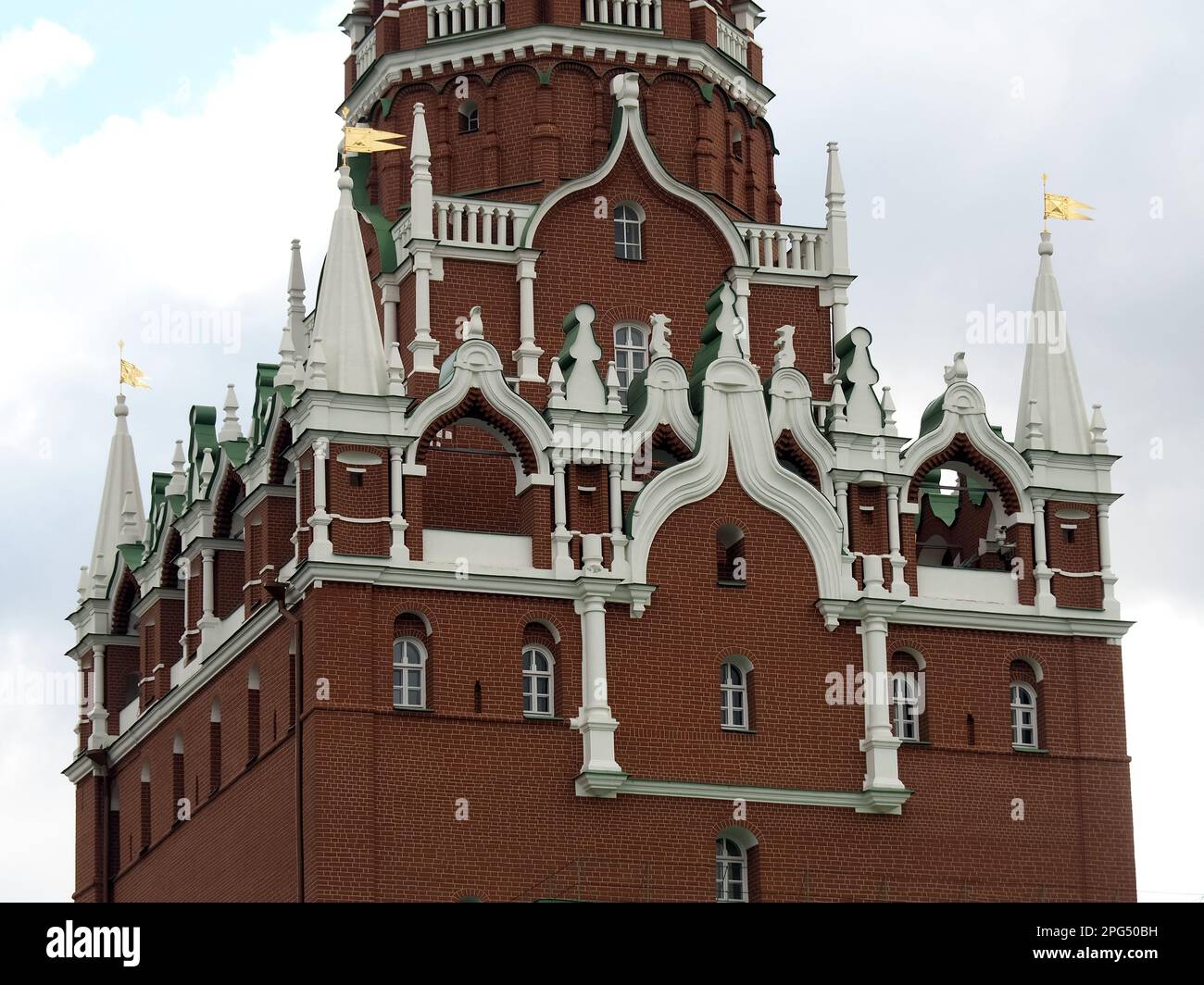 Trinity Tower, Troitskaya Tower, Kremlin, Moskovskiy Kreml, Moscow ...