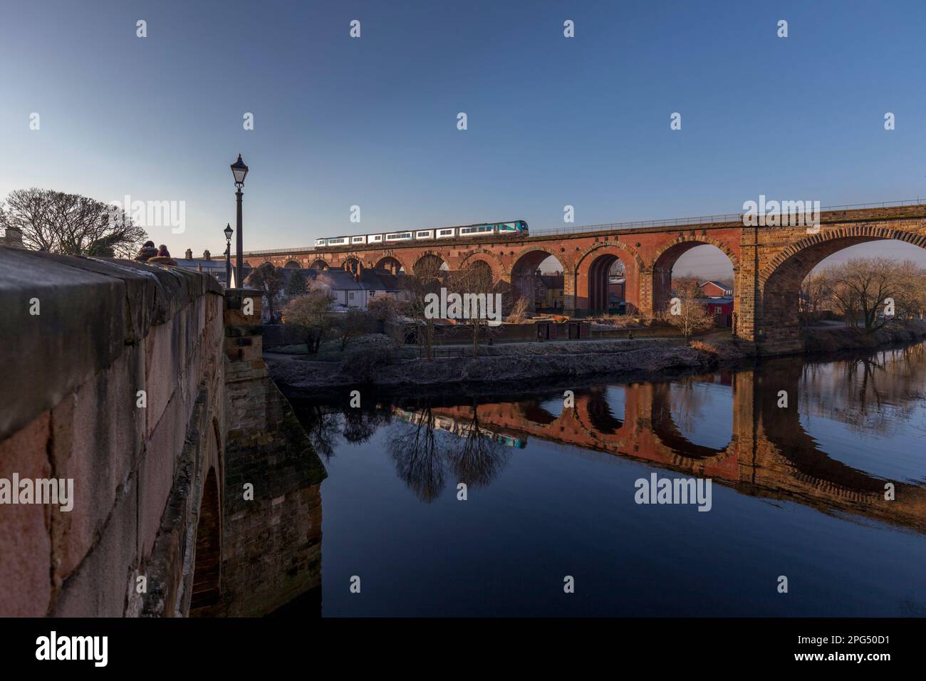 First Transpennine Express Siemens class 185 train 185102 crossing the ...