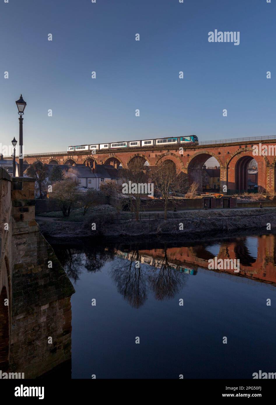 First Transpennine Express Siemens class 185 train 185102 crossing the ...