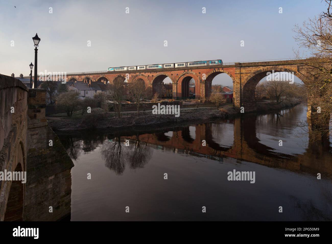 First Transpennine Express Siemens class 185 train 185116 crossing the ...