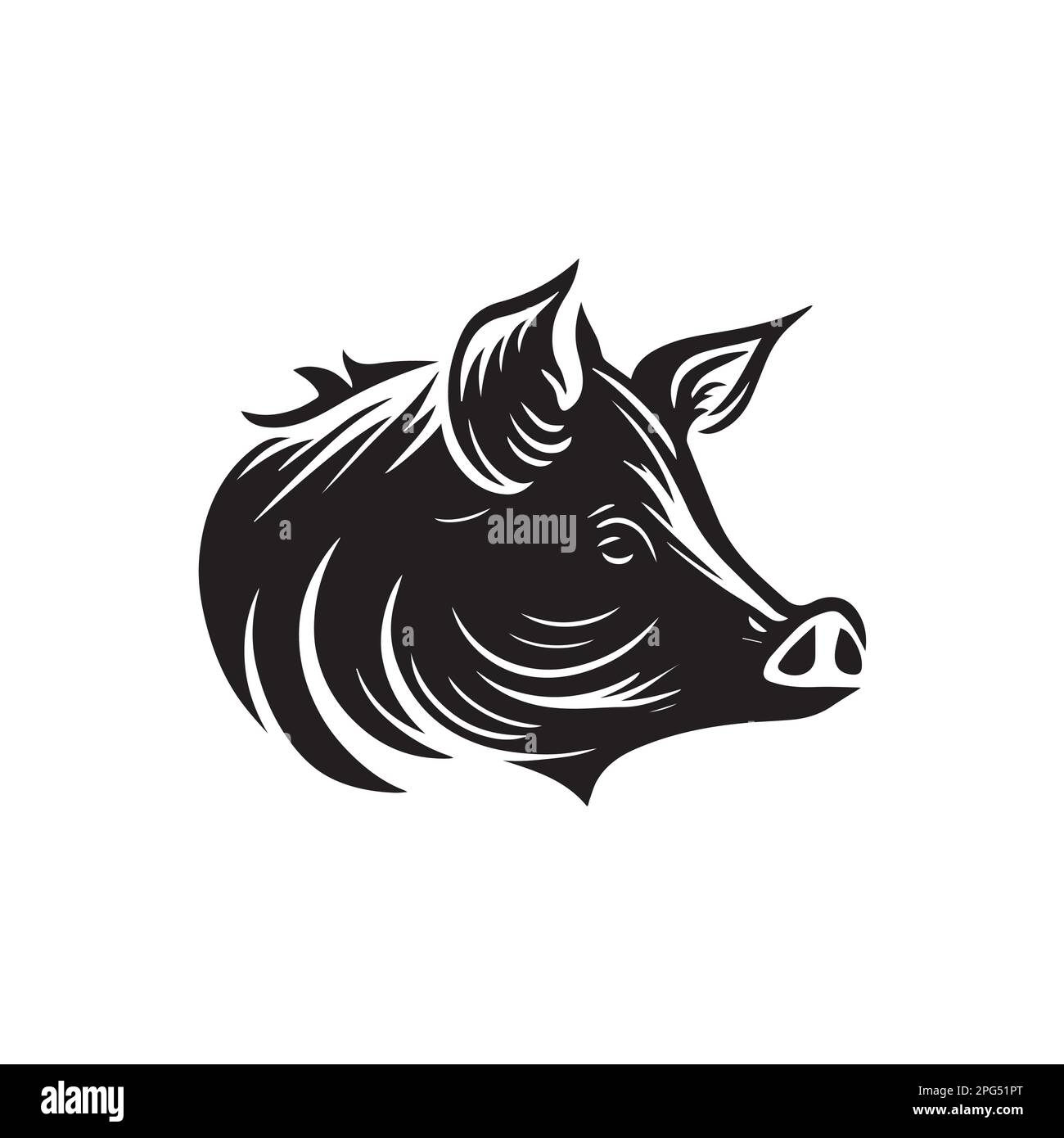 Animal Head Silhouette Clip Art