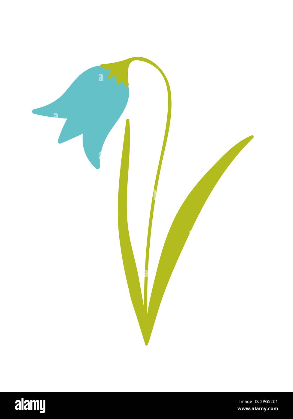 Vector bell flower sketch Stock Vector Image & Art - Alamy