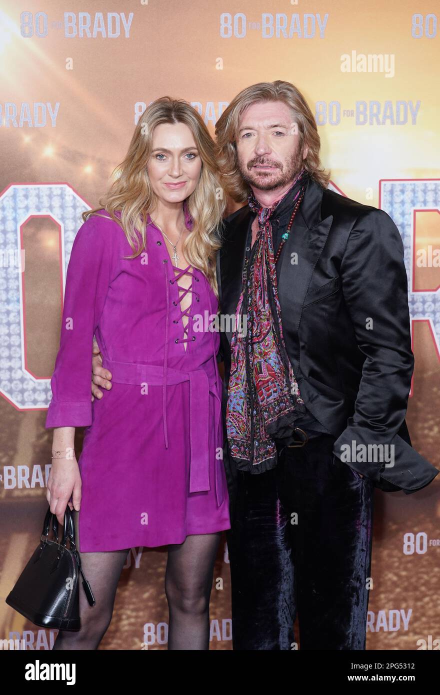 Nicky Clarke (right) and partner Kelly Simpkin attending the gala ...
