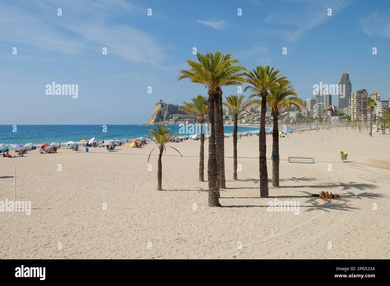 Benidorm beach hi-res stock photography and images - Alamy