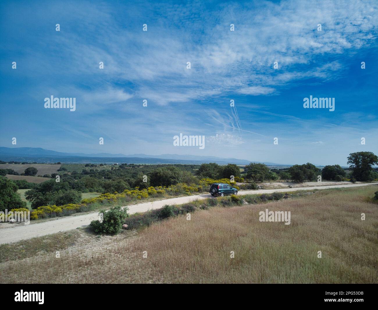 Driving on open stretch of road hi-res stock photography and images - Alamy