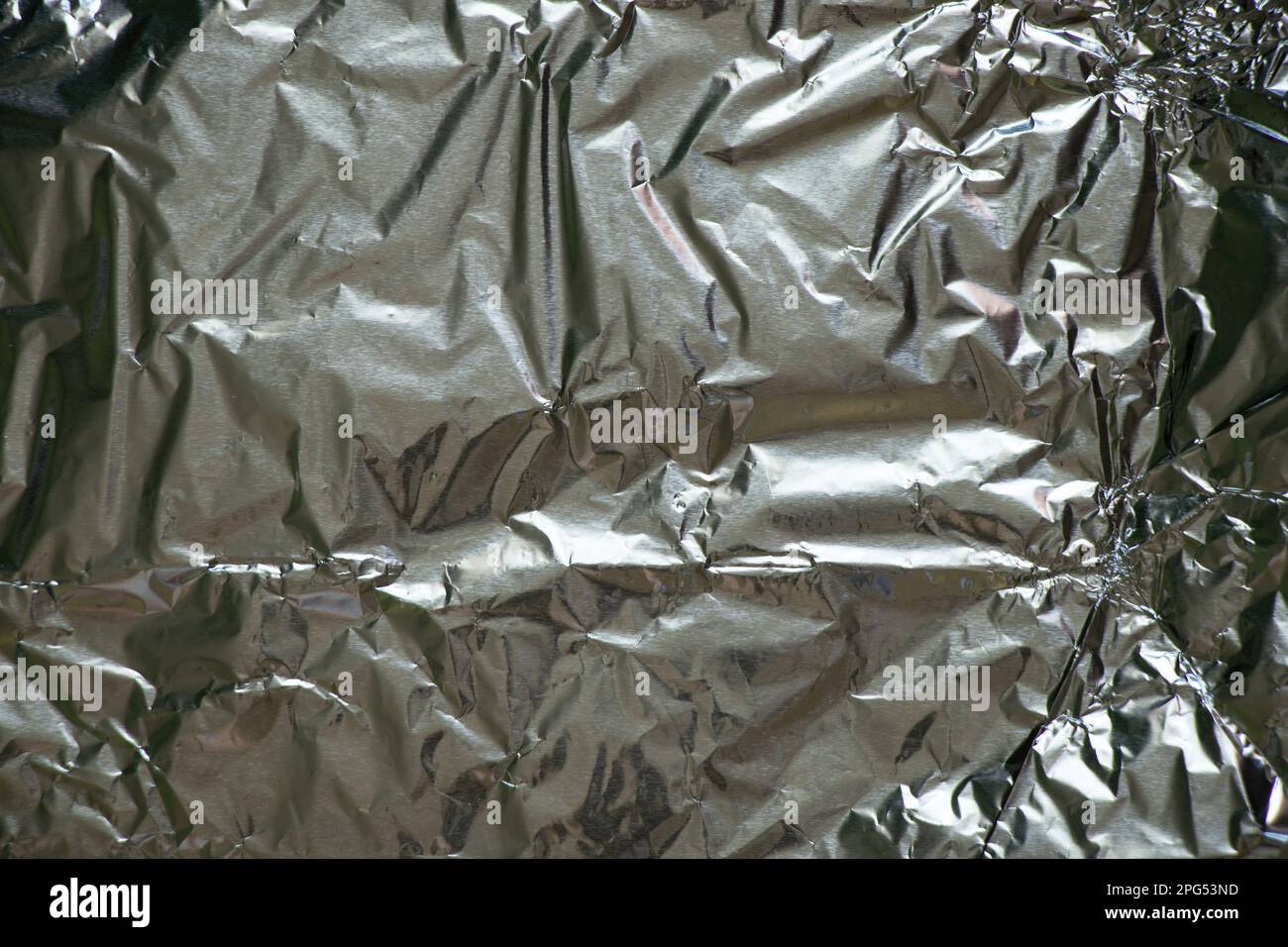 Gray color wrinkled foil background hi-res stock photography and images ...