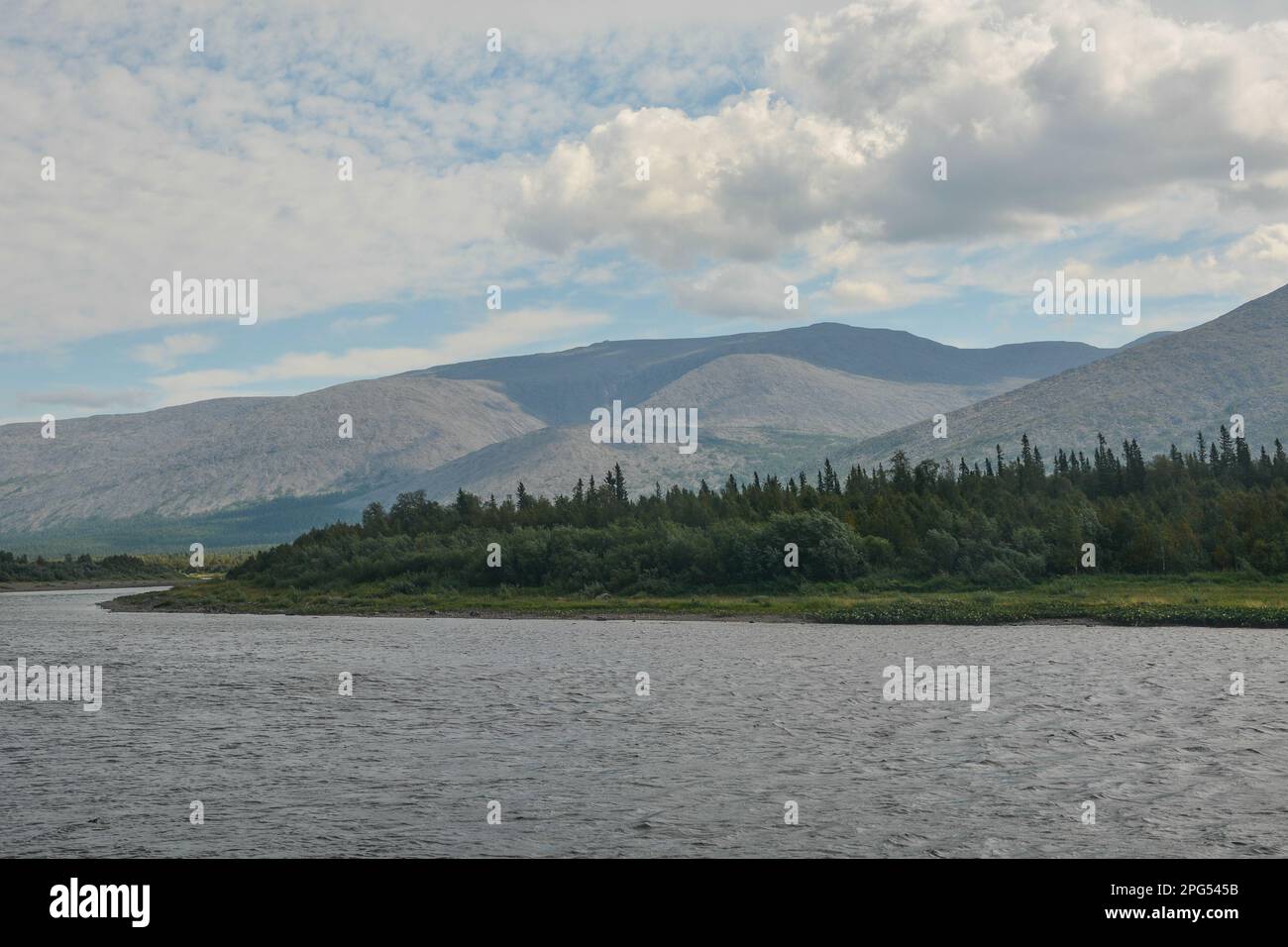 Yugyd-va National Park, UNESCO site "Virgin Forests of Komi". The ...