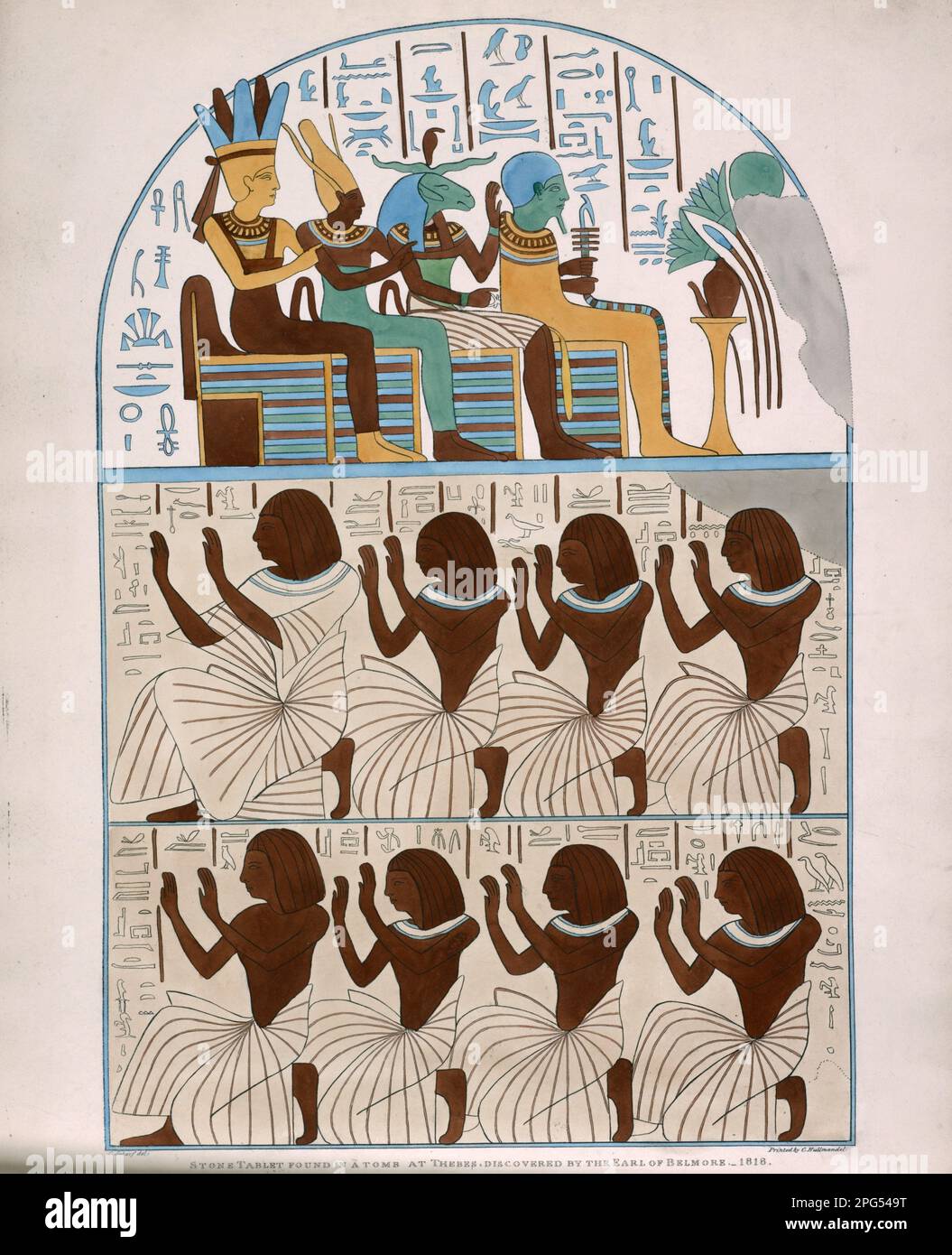 Egyptian hieroglyphics alphabet chart hi-res stock photography and ...