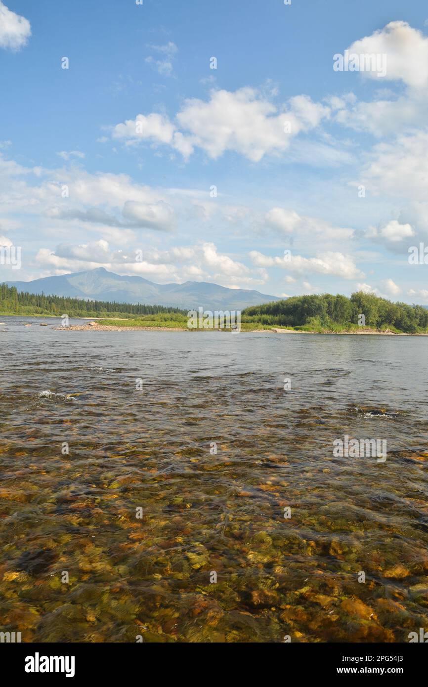 Yugyd-va National Park, UNESCO site "Virgin Forests of Komi". The ...