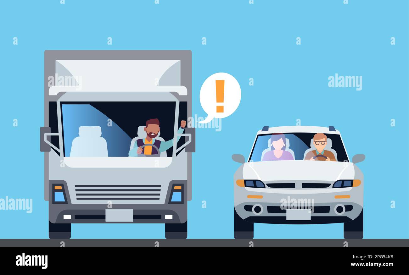 Drivers arguing Stock Vector Images - Alamy