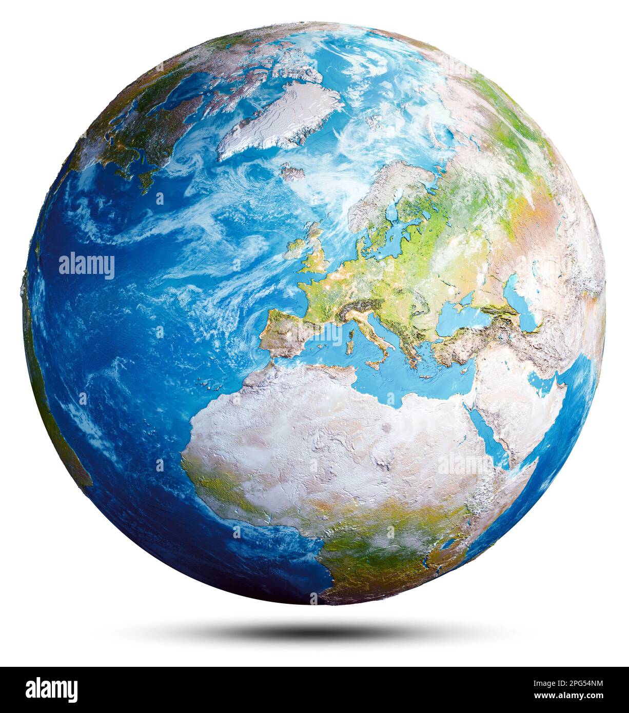 Globe planet Earth. Elements of this image furnished by NASA. 3d ...