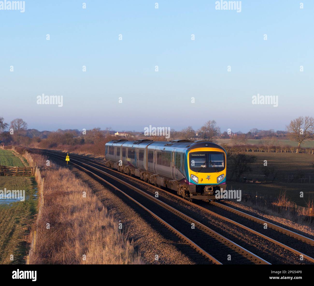 First Transpennine Express Siemens class 85 train passing the Yorkshire ...