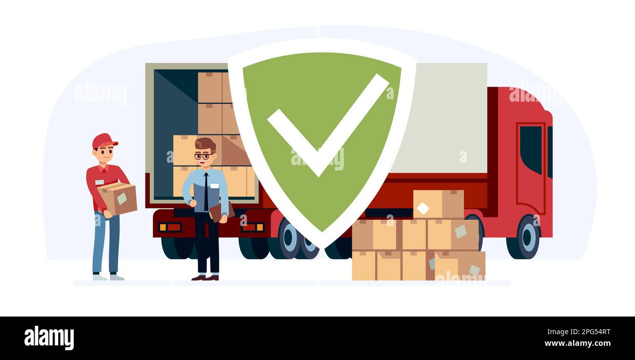 Concept Of Freight Insurance Export Transportation Transport Safety