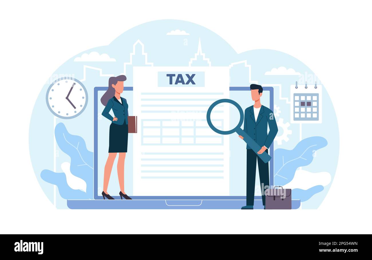 Tax man cartoon hi-res stock photography and images - Alamy