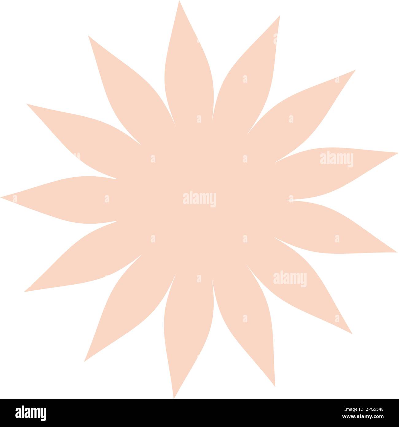 Icon of flower. Editable vector pictogram isolated on a white ...