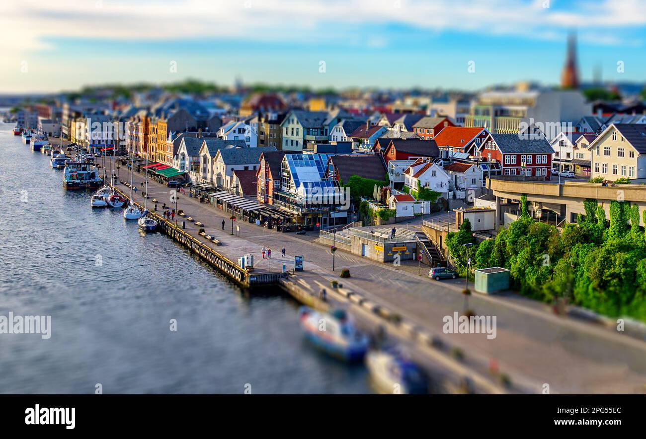 Haugesund city view, Norway Stock Photo - Alamy