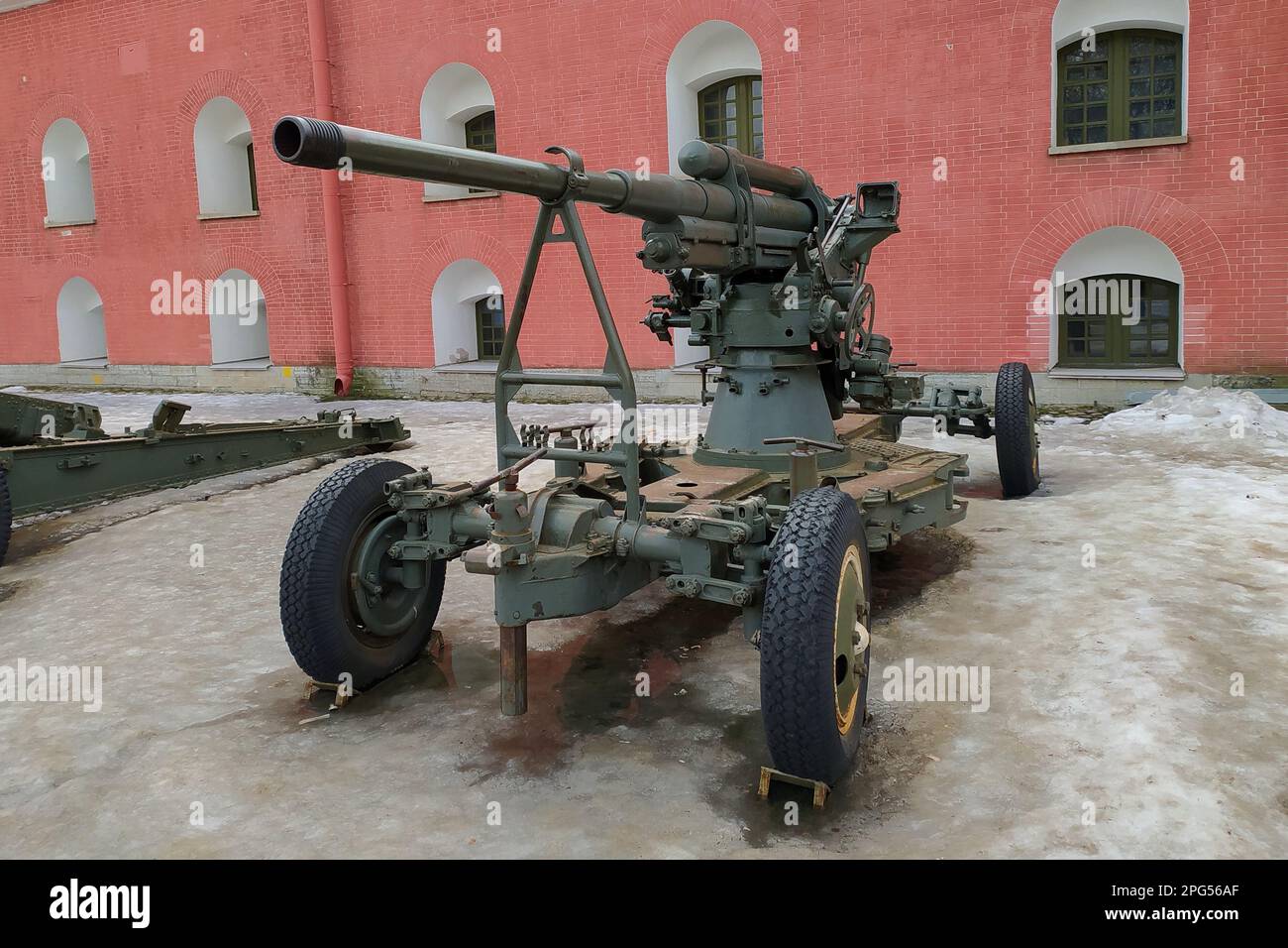 Russian Federation. Saint Petersburg. March. Peter and Paul Fortress, a ...