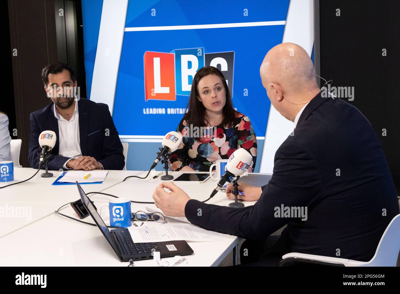 LBC presenter, Iain Dale (far right) with SNP leadership candidates ...
