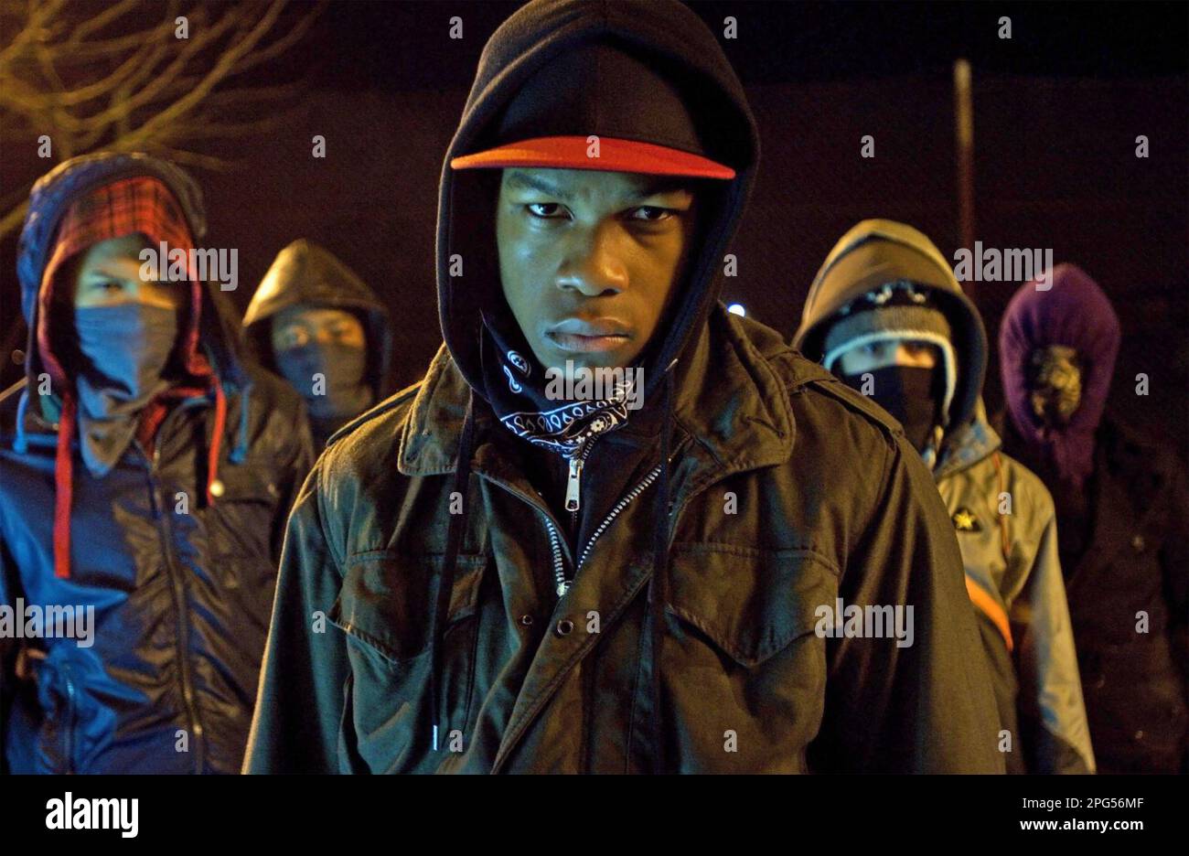 ATTACK THE BLOCK 2011 Optimum Releasing film with John Boyega Stock ...