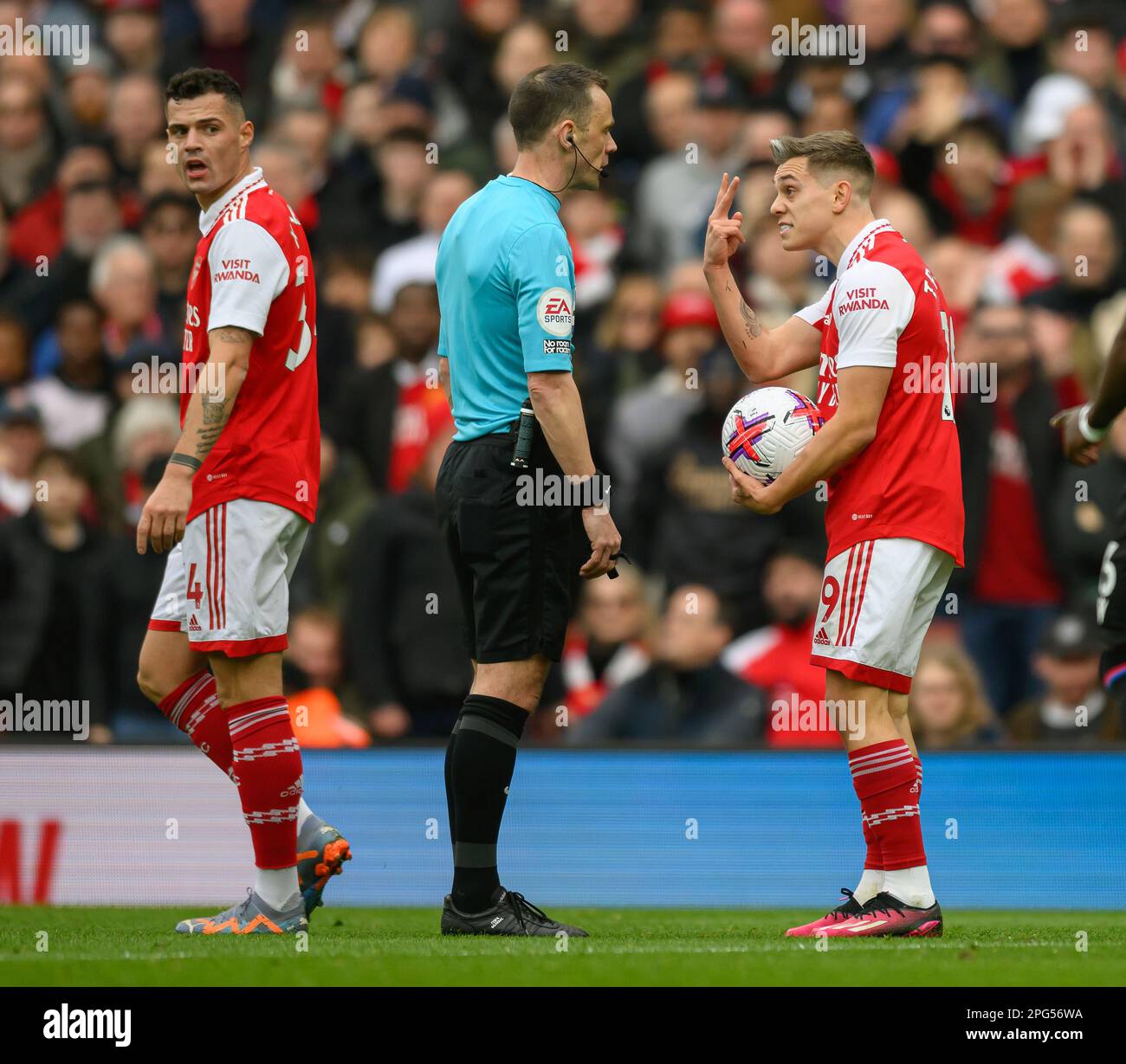 London, UK. 19th Mar, 2023. 19 Mar 2023 - Arsenal v Crystal Palace ...