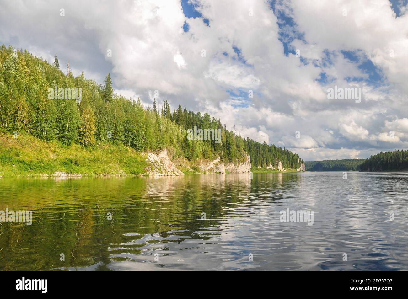 Yugyd-va National Park, UNESCO site "Virgin Forests of Komi". The ...