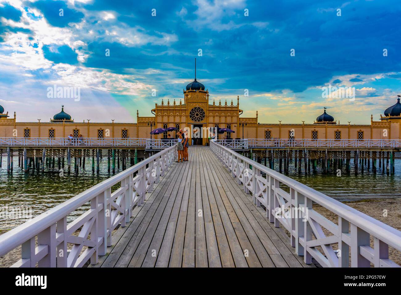 Bridge in Varberg, Sweden Stock Photo - Alamy