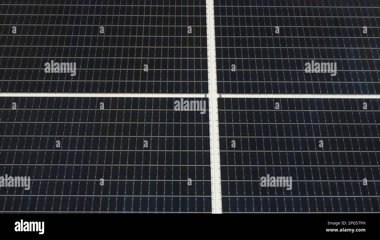 Solar panels aerial france hi-res stock photography and images - Alamy