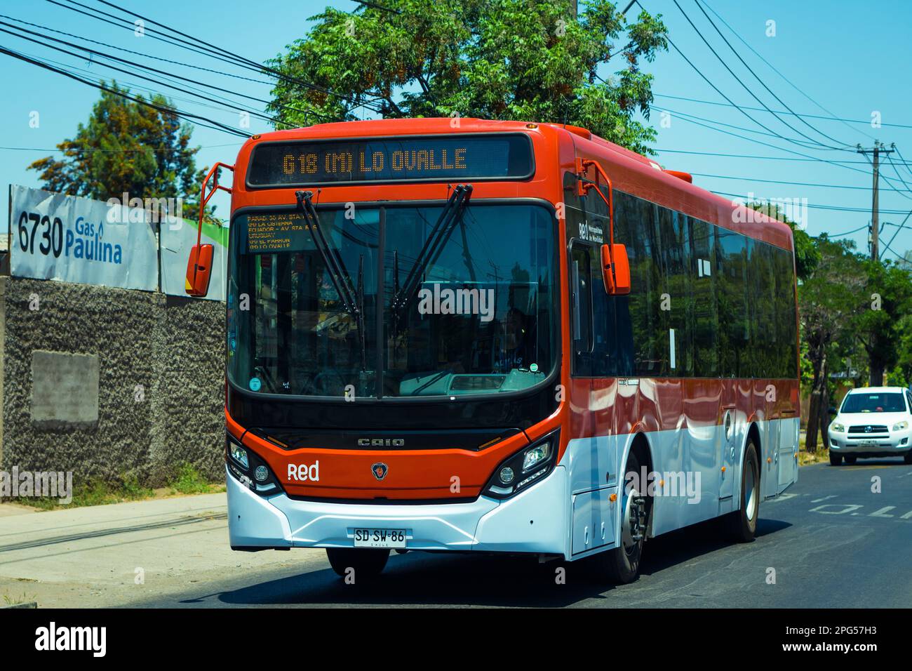 Santiago, Chile - November 2022: A Transantiago, or Red Metropolitana ...