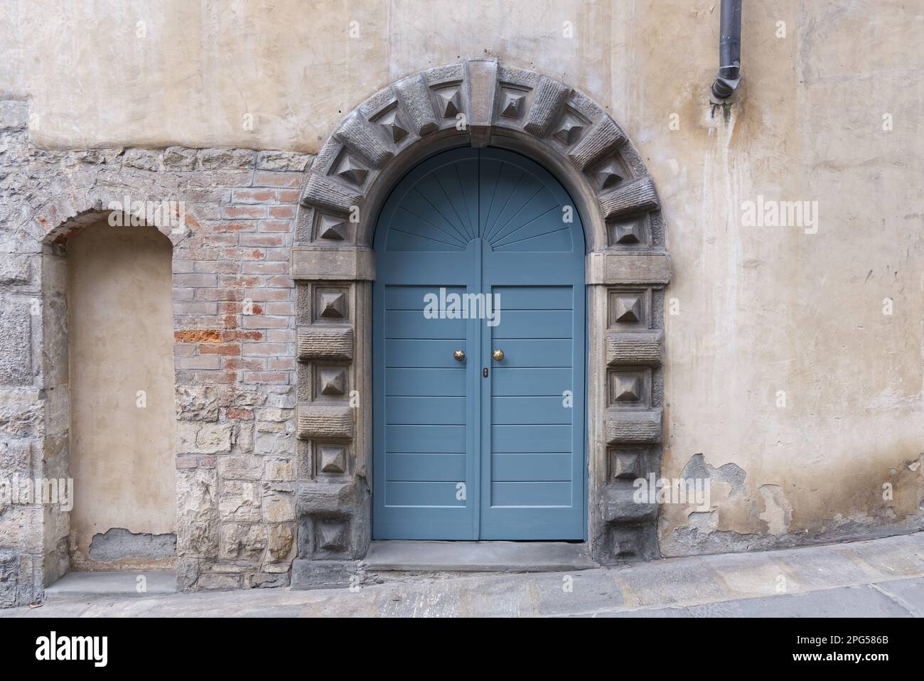 Tuscan Home Blue Door