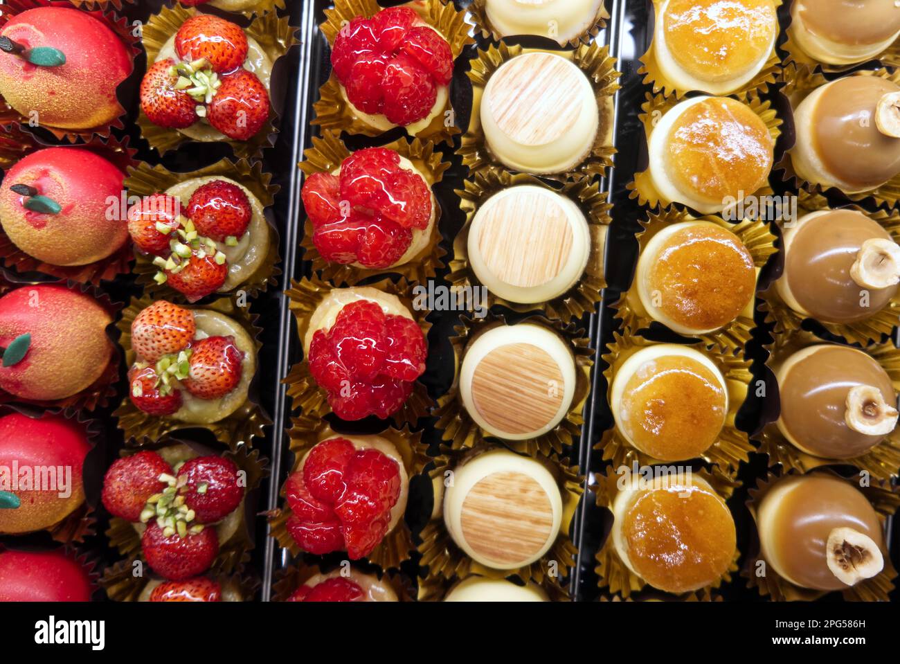 a mignon high pastry tray Stock Photo - Alamy