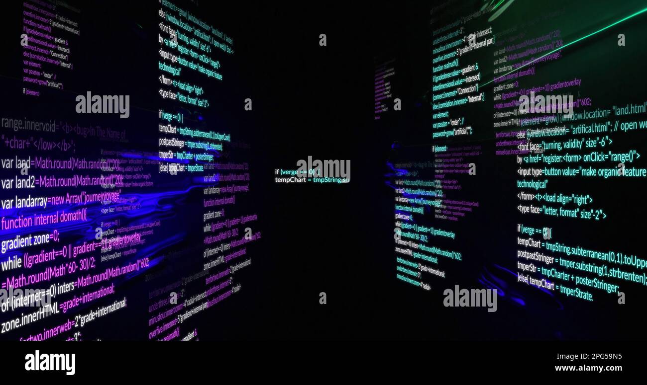 Animation interface data processing light hi-res stock photography and images - Alamy