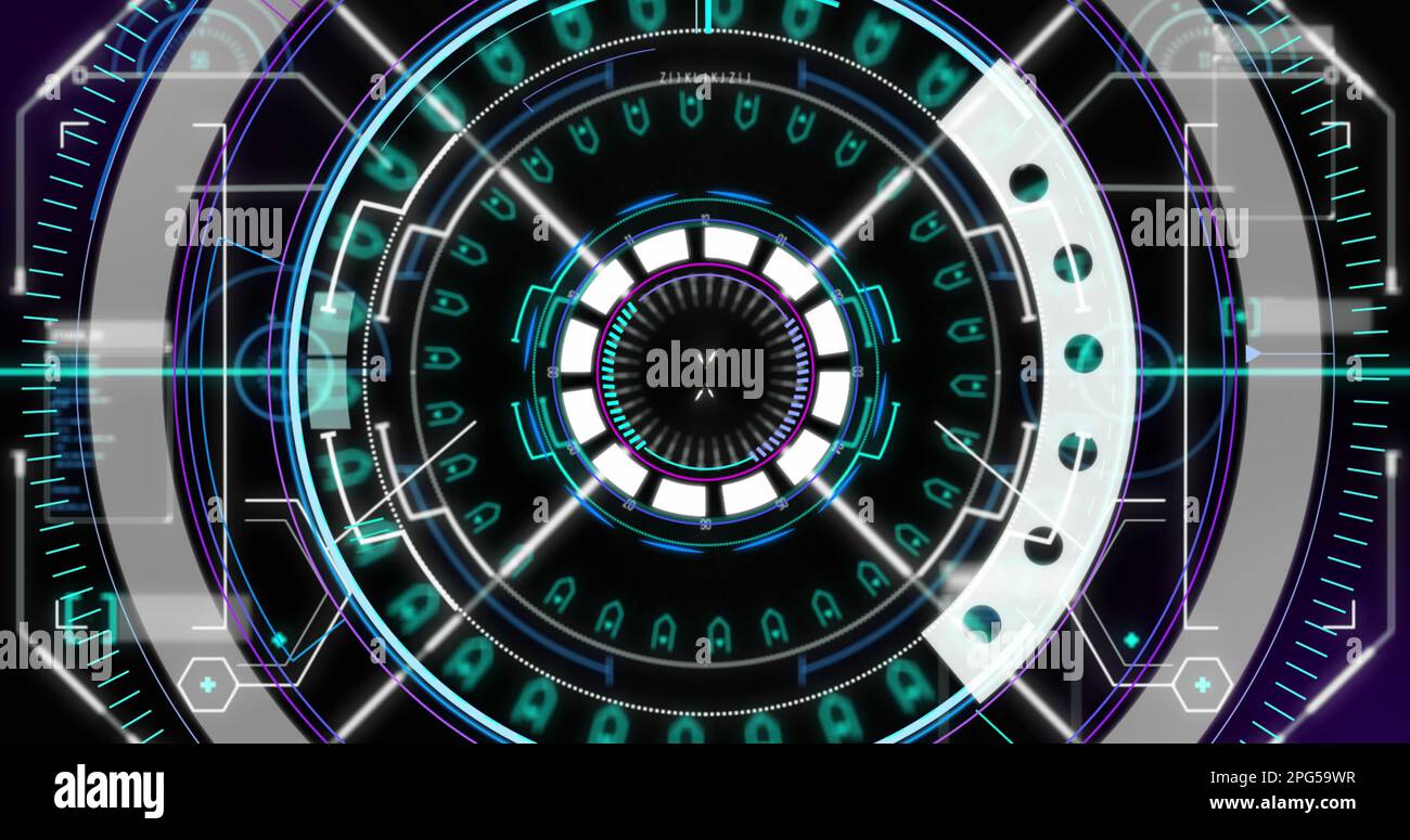 Image of scope scanning and data processing Stock Photo - Alamy