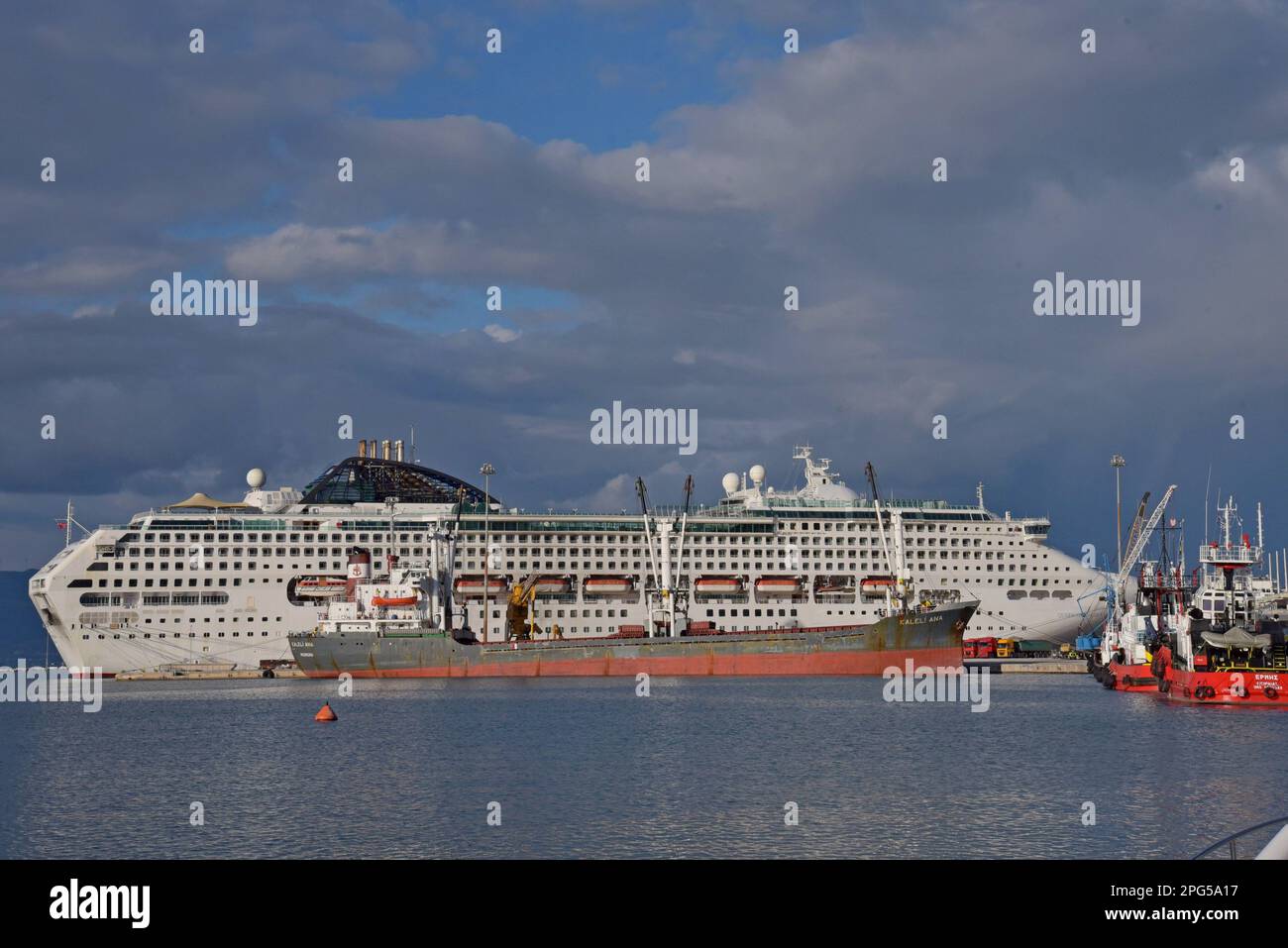 Cruise ship Queen of the Oceans owned by Iliopoulos family, owners of ...